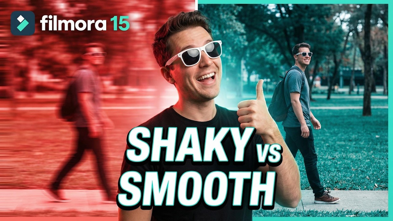 Fix Shaky Video in Filmora 15 (Smooth Stabilization) - YouTube
