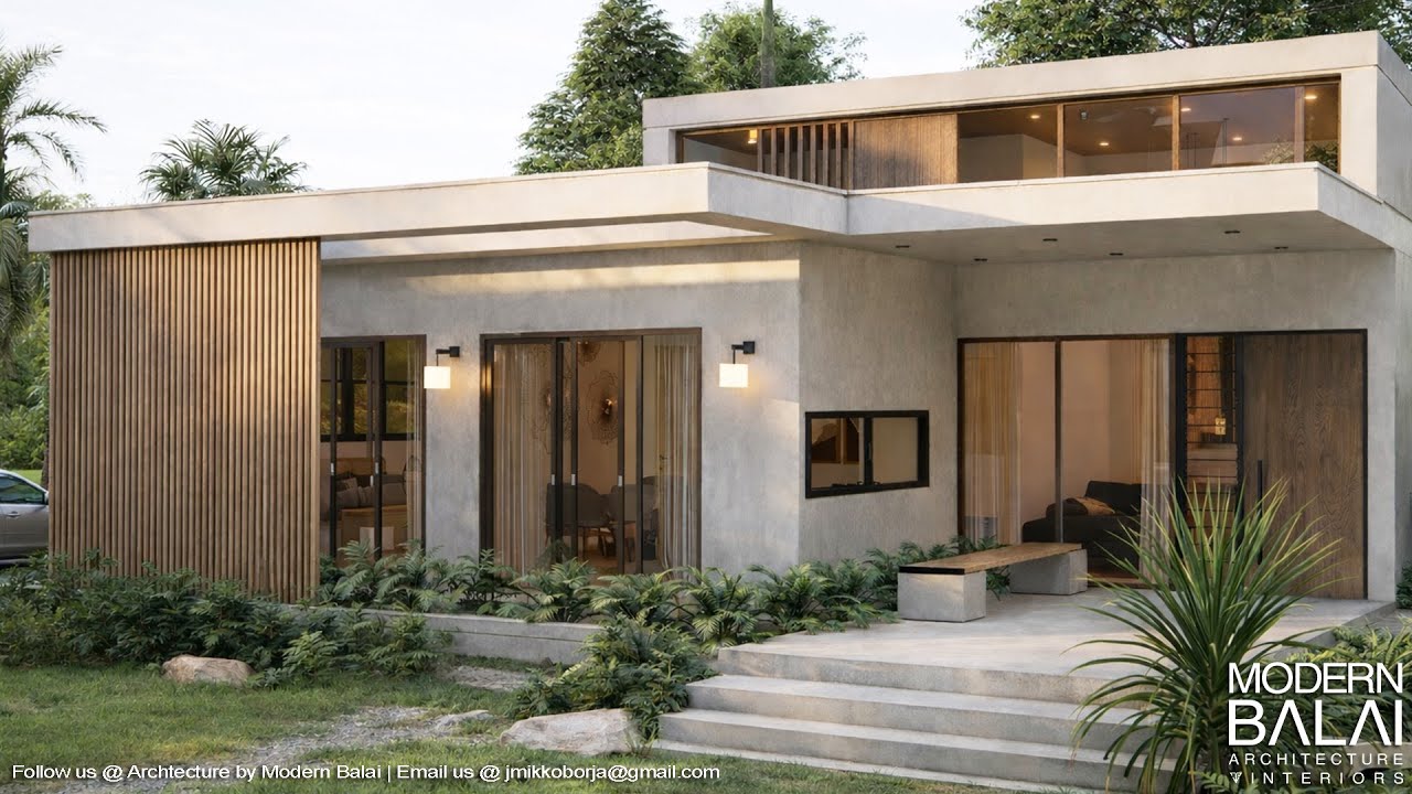 MODERN TINY HOUSE DESIGN WITH INTERIOR DESIGN | 2-BEDROOM 9.4X8 METERS ...