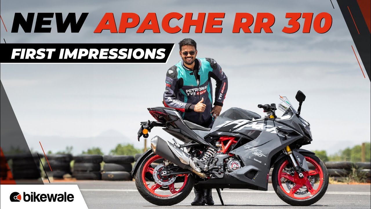New TVS Apache RR 310 Walkaround | New Features, Top Speed, Winglets ...