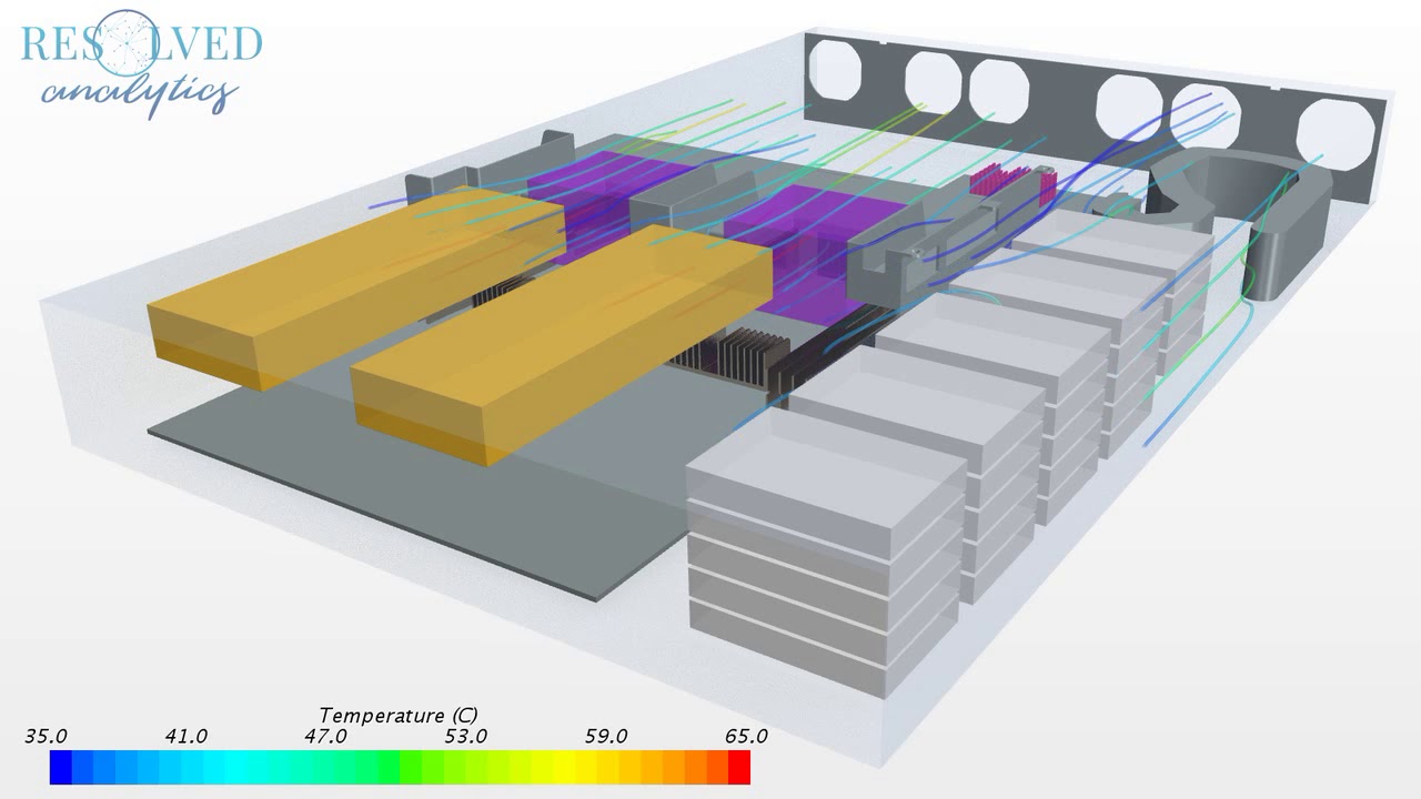 CFD Simulation of Barreleye Open Compute Server Architecture - YouTube