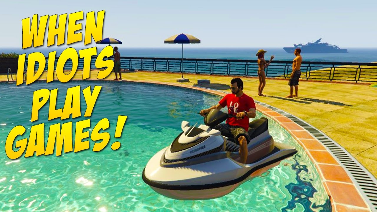 To The Pool Party! (When Idiots Play Games #20) - YouTube