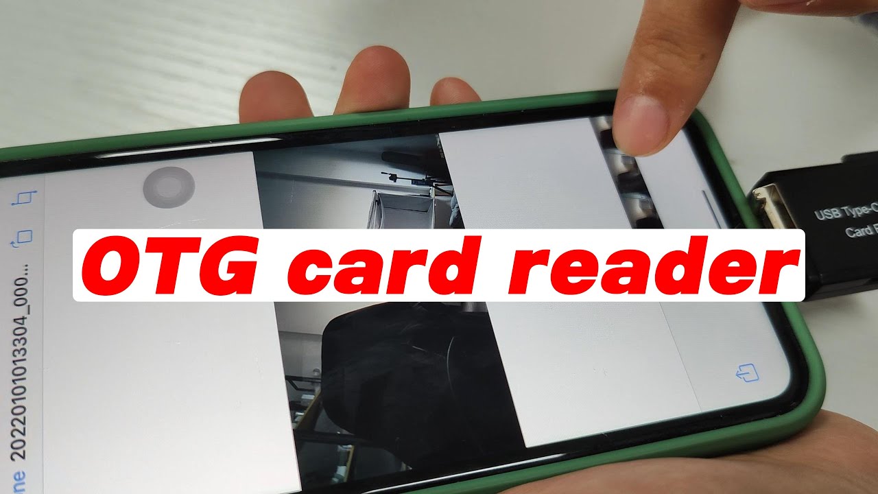 How to use the OTG CARD READER for iPhone? - YouTube