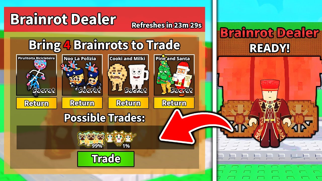 ROBLOX New Brainrot Dealer - I Got All New 10 Brainrots - Brainrot ...