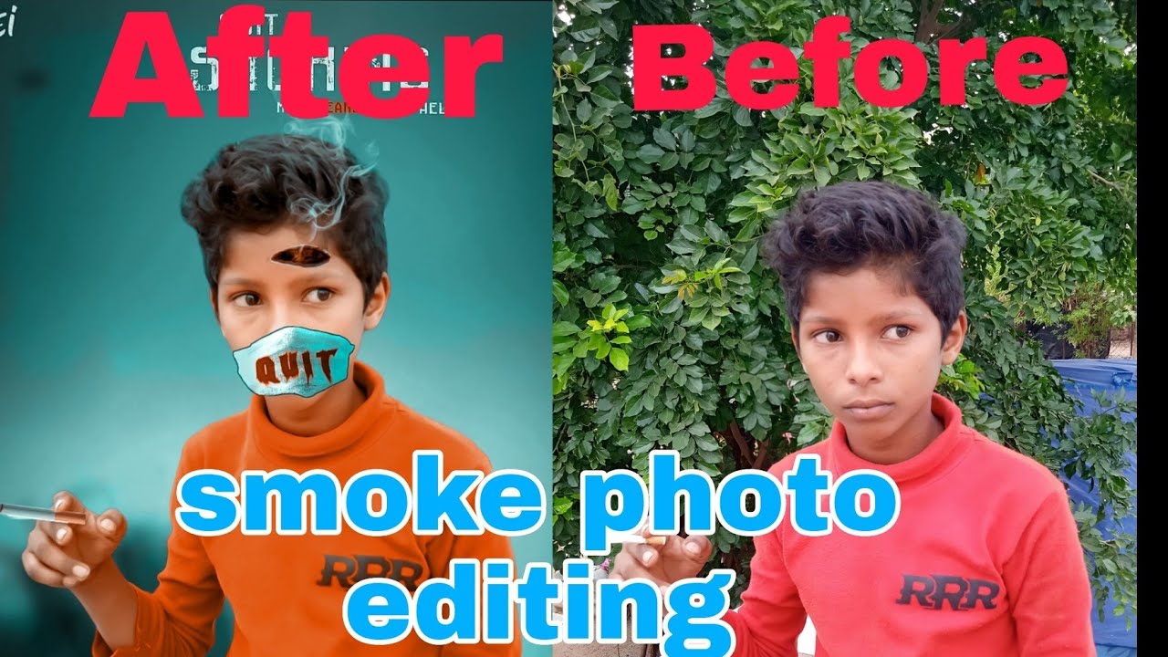 cigarette photo editing Telugu channel Deva editing - YouTube