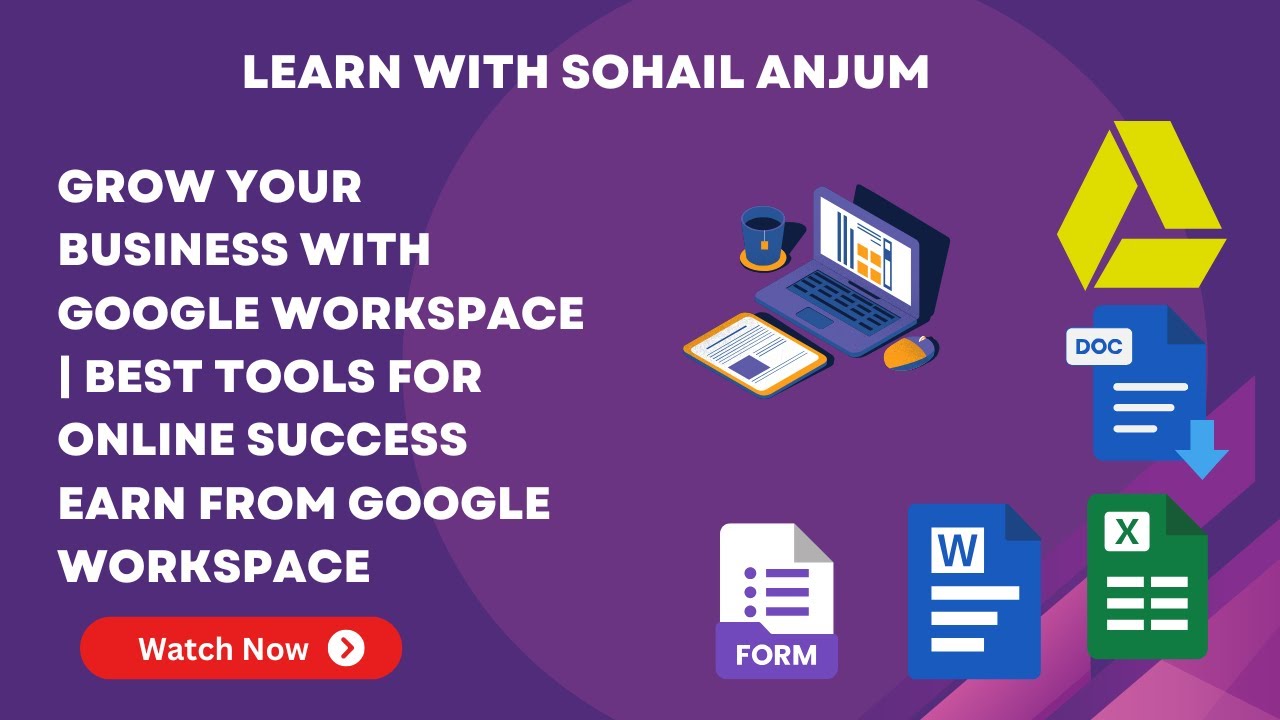 Grow Your Business with Google Workspace | Best Tools for Online Success |Earn from Google ...