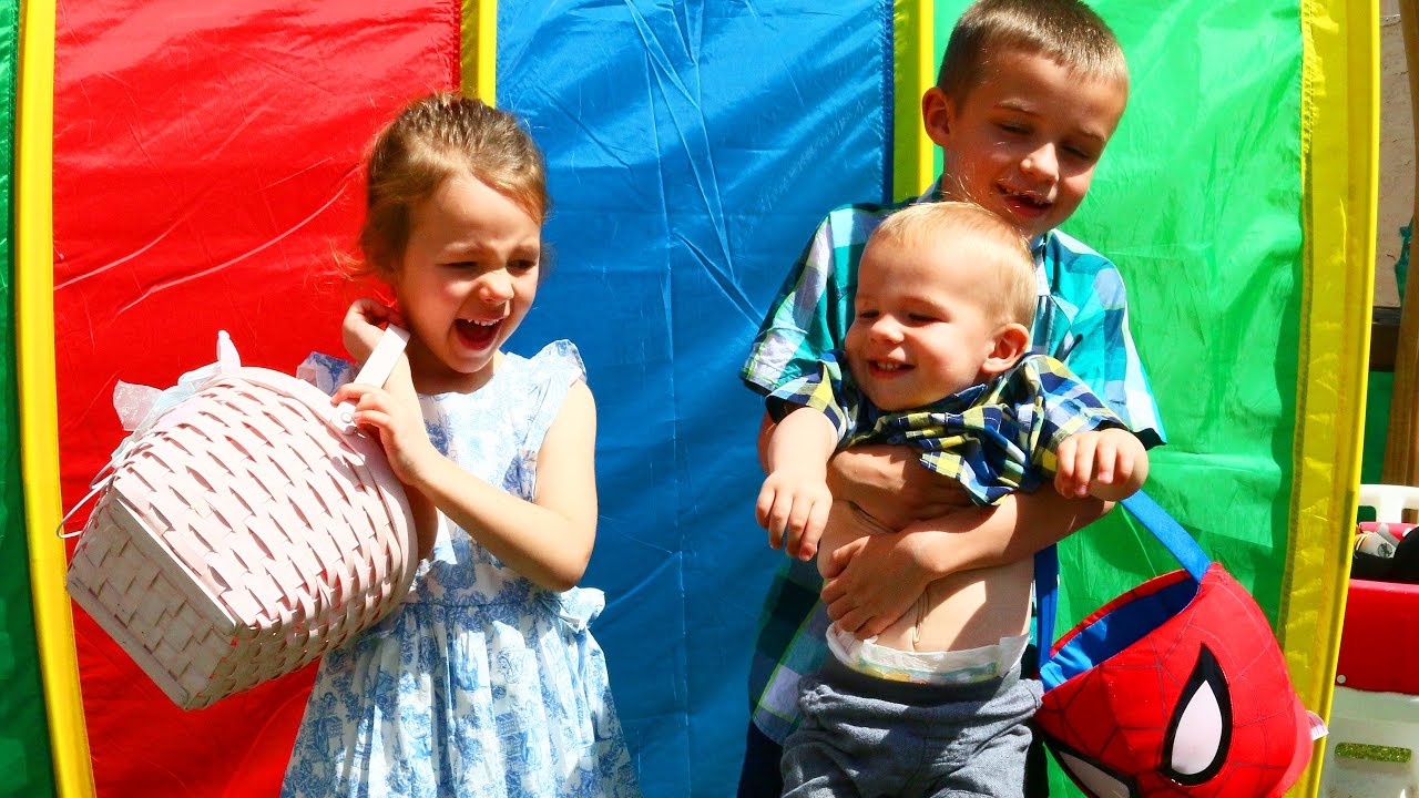 What We Did For Easter - Family Easter Egg Hunt - Home Video Vlog - YouTube