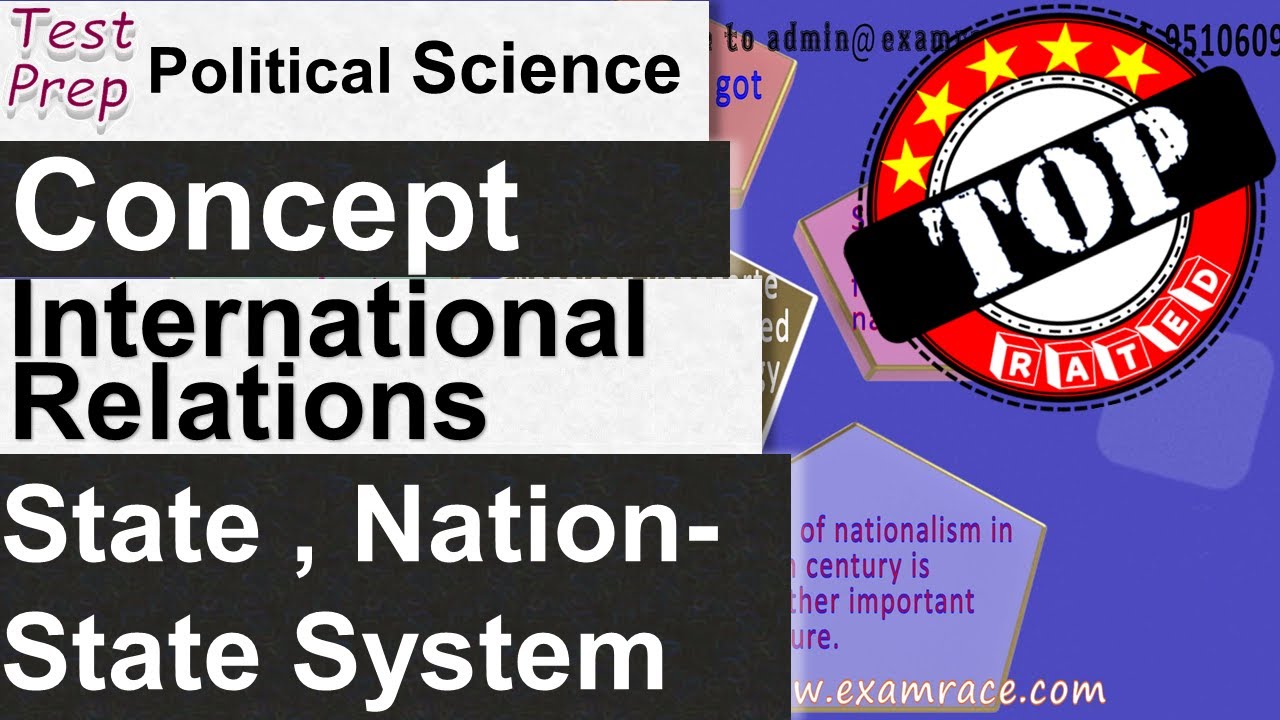 International Relations: State, Nation-state System (Political Science ...