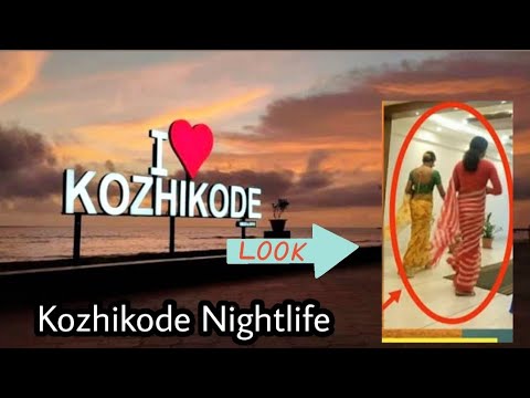 Kozhikode Nightlife 😱😱😱 Midnight Kozhikode Beach - YouTube