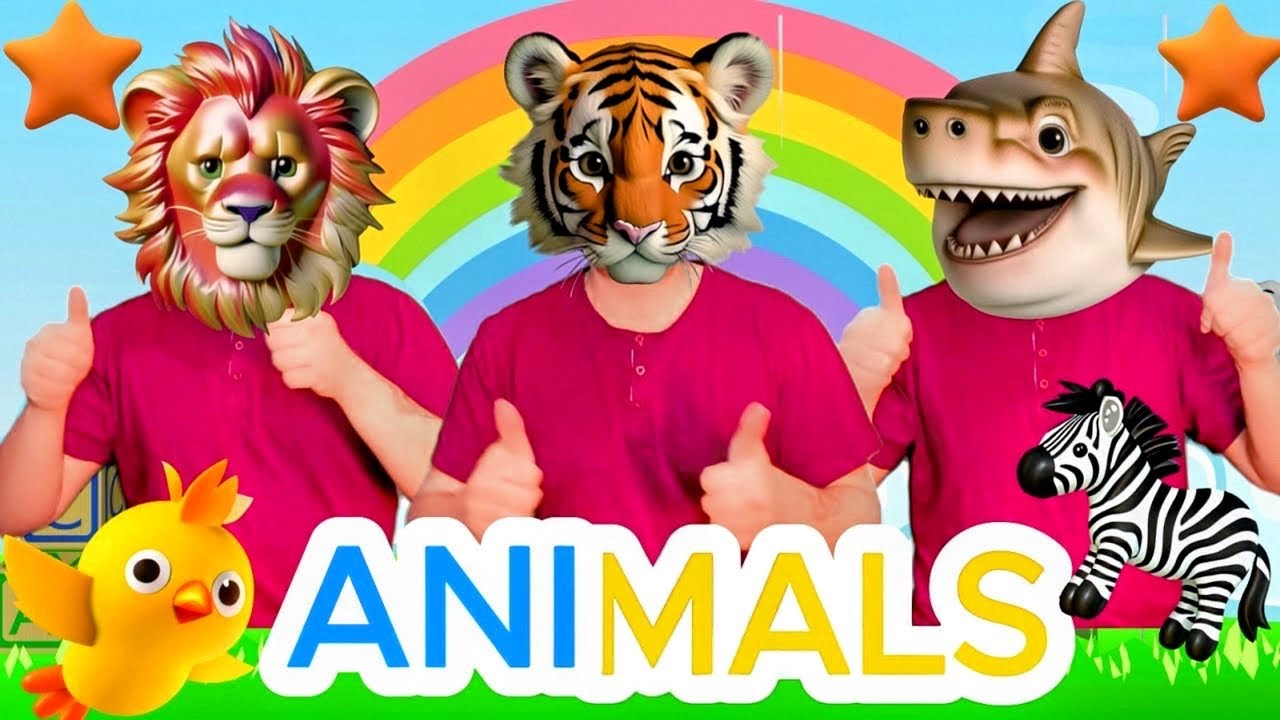 Sing Learn Animals in Spanish | Fun Songs for Kids | Kids Learning ...