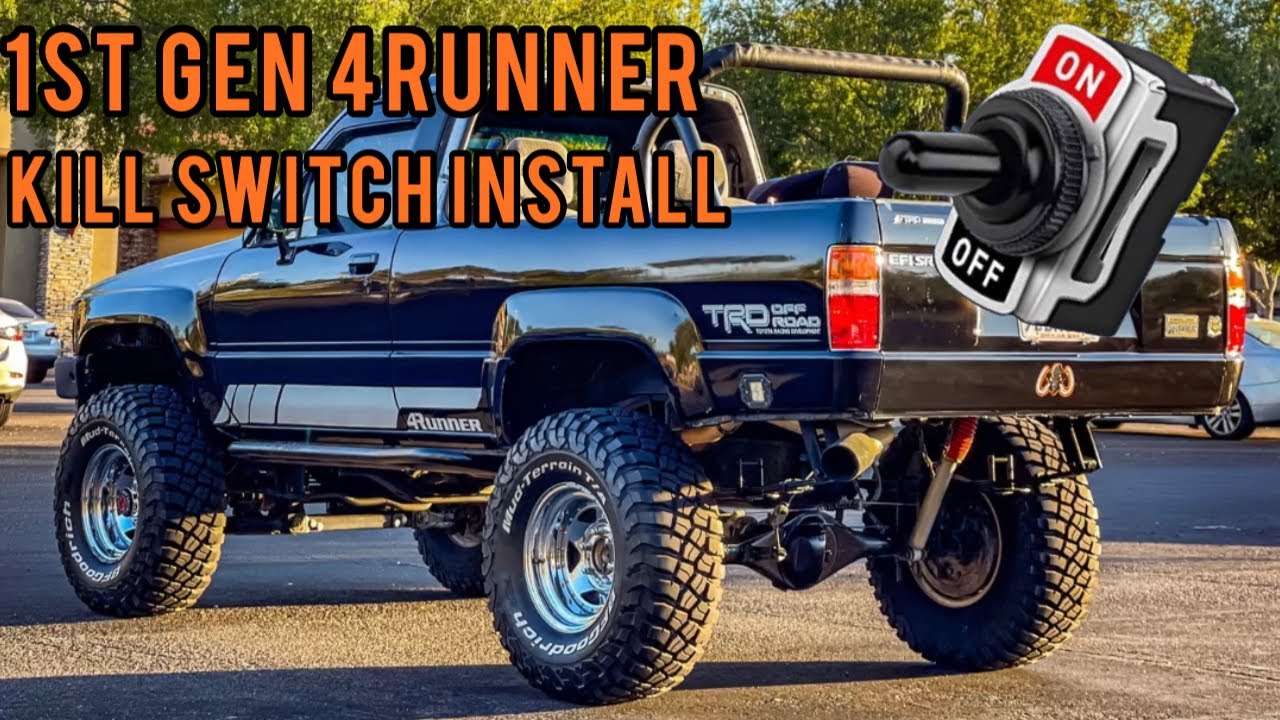 1st Gen 4runner Kill Switch installation! - YouTube