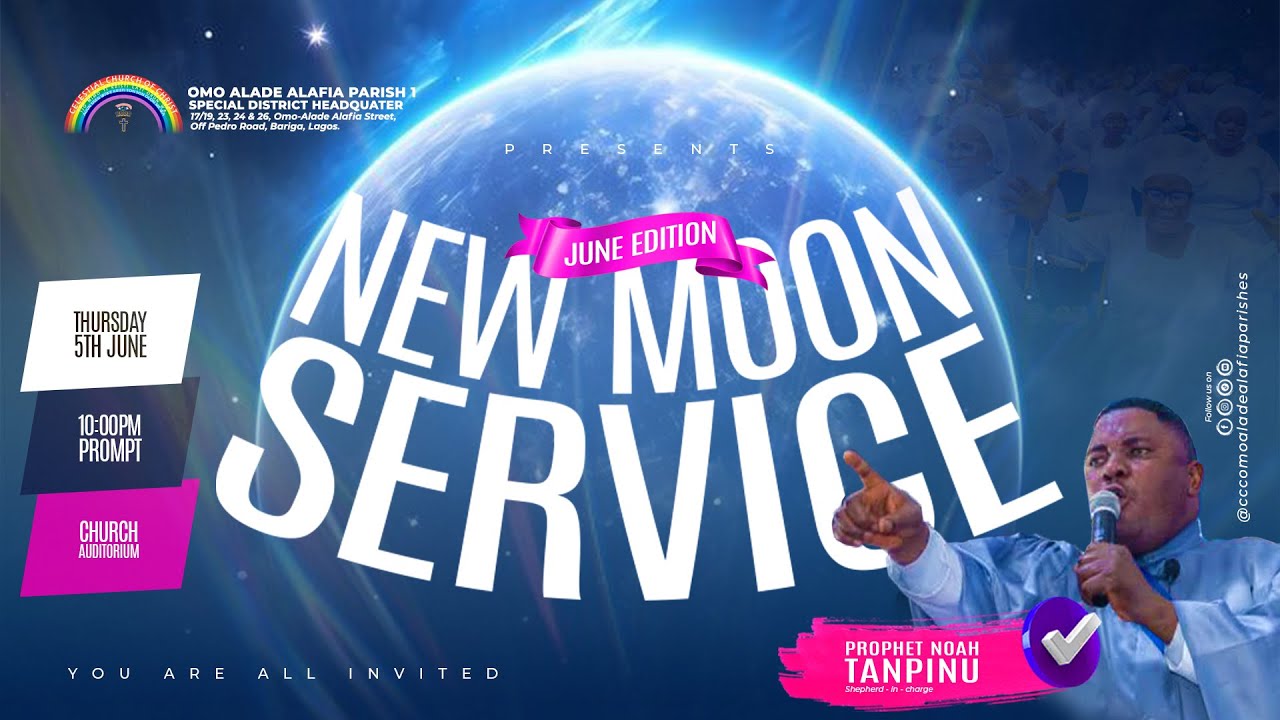 6TH EDITION NEW MOON SERVICE, 2025 - YouTube