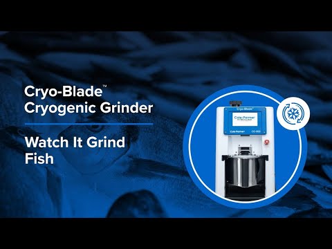 Cryo-Blade™ Cryogenic Grinder: Watch it Grind Fish - YouTube
