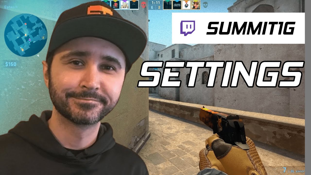 Summit1g Settings - YouTube