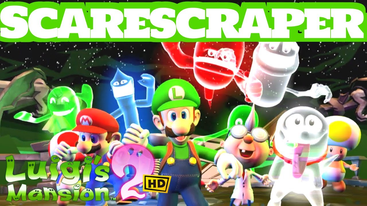 The Scarescraper Solo!!! Luigi's Mansion 2 HD - Gameplay Walkthrough ...