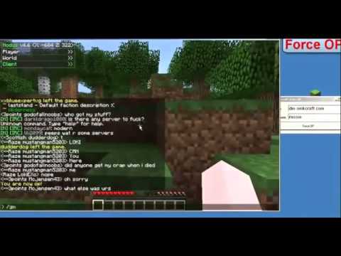 MineCraft Force Op 1.6.4 - YouTube