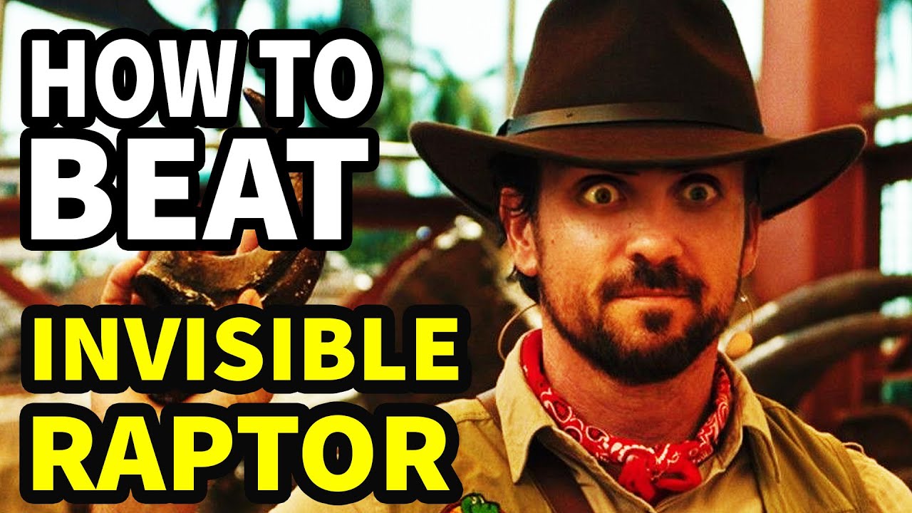 How To Beat The INVISIBLE DINOSAUR in "The Invisible Raptor" - YouTube