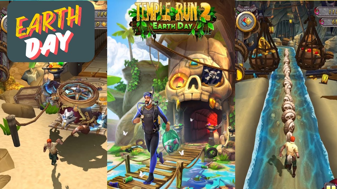 Temple run |Temple Run 🏃 New Event |Earth Day Walkthrough (Android,iOS ...
