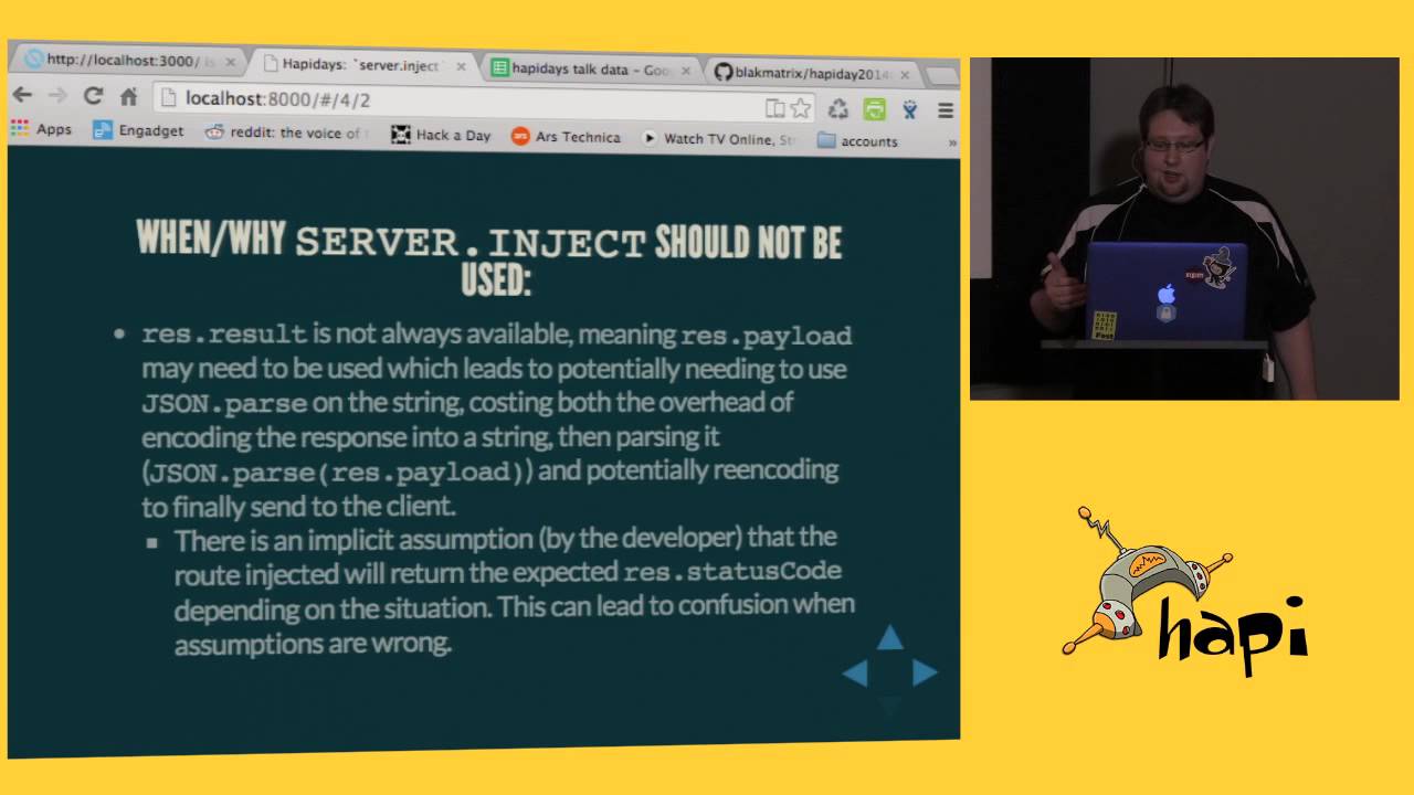 hapiDay Oakland 2014 | Farrin Reid: server.inject and registered server ...
