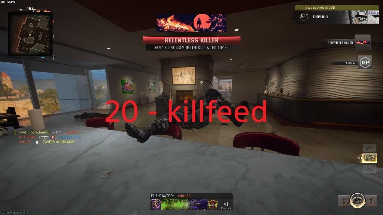 Call of Duty -20 killfeed - YouTube
