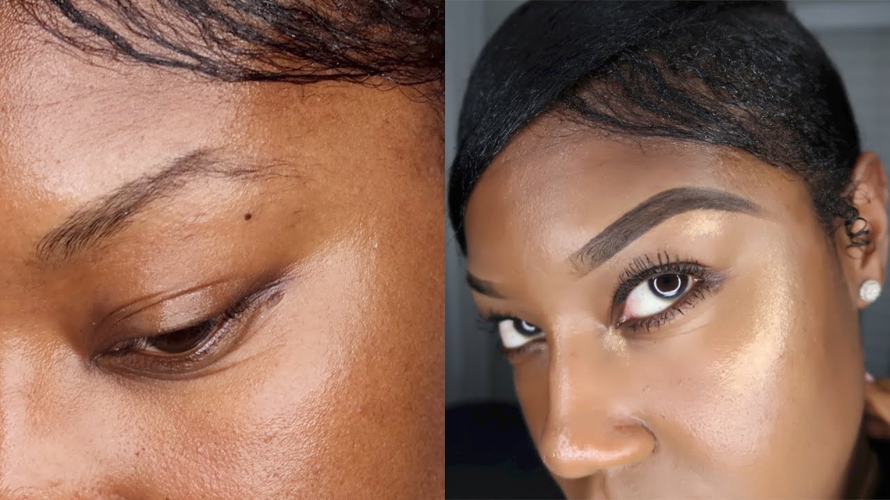 Super Easy And Affordable Eyebrow Routine - YouTube