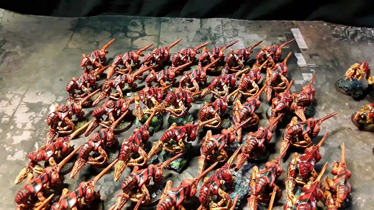 WARHAMMER 40K TYRANID ARMY - Termagaunts (Devourer/Spinefists/Spike ...