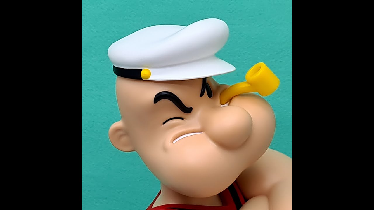 Popeye 90th Anniversary 60cm 1/2 - YouTube