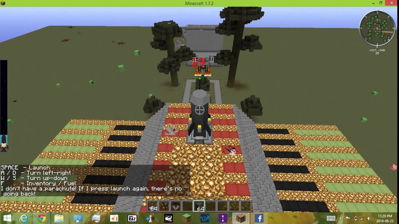 How to launch a tier 3 rocket Minecraft - YouTube