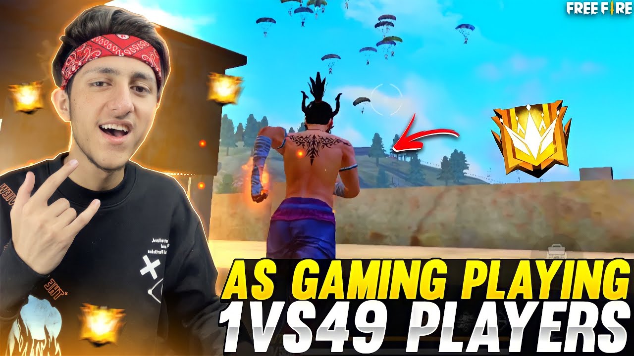 As Gaming Playing 1 Vs 49 Players With Friends And Subscribers Funny ...