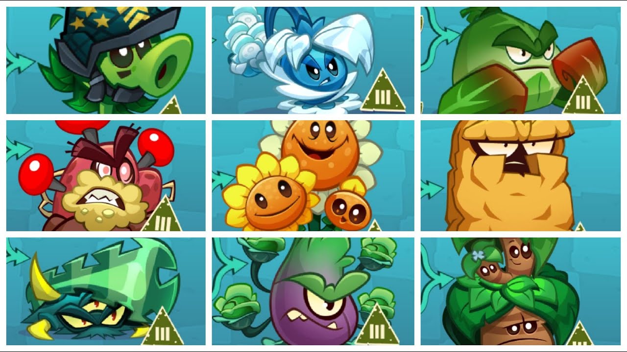 Plants Vs Zombies 3 Evolved: All Plants - YouTube