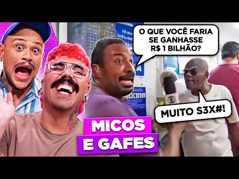 MICOS E GAFES EM REPORTAGENS AO VIVO #9 | Diva Depressão