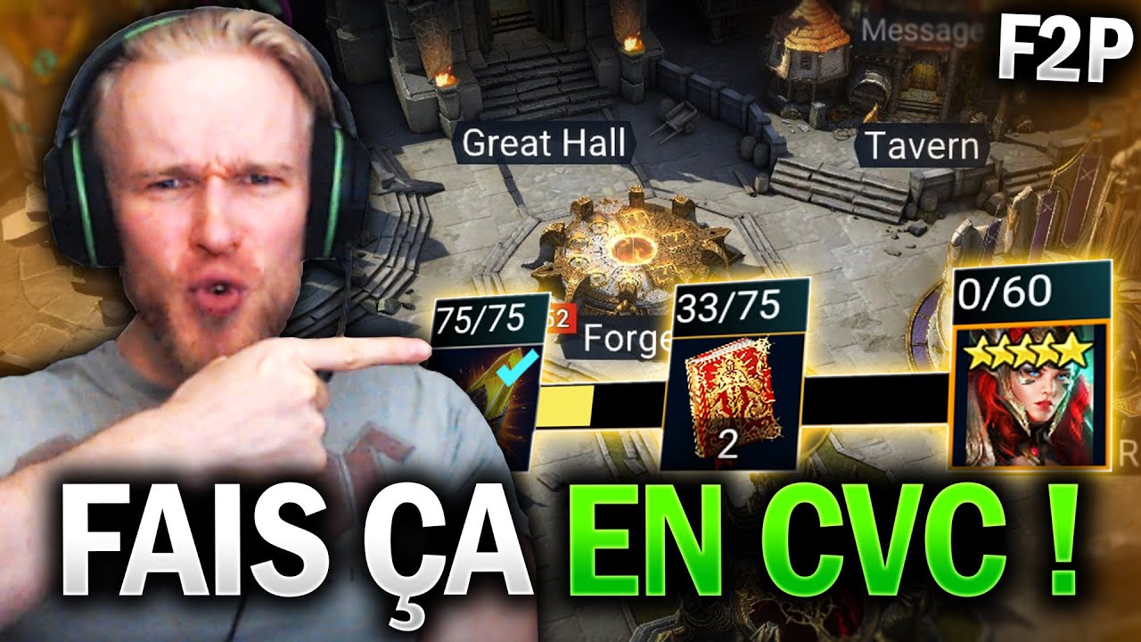 SÉRIE F2P CVC ! CET ÉNORME UPGRADE CHANGE TOUT ! – Raid Shadow Legends ...