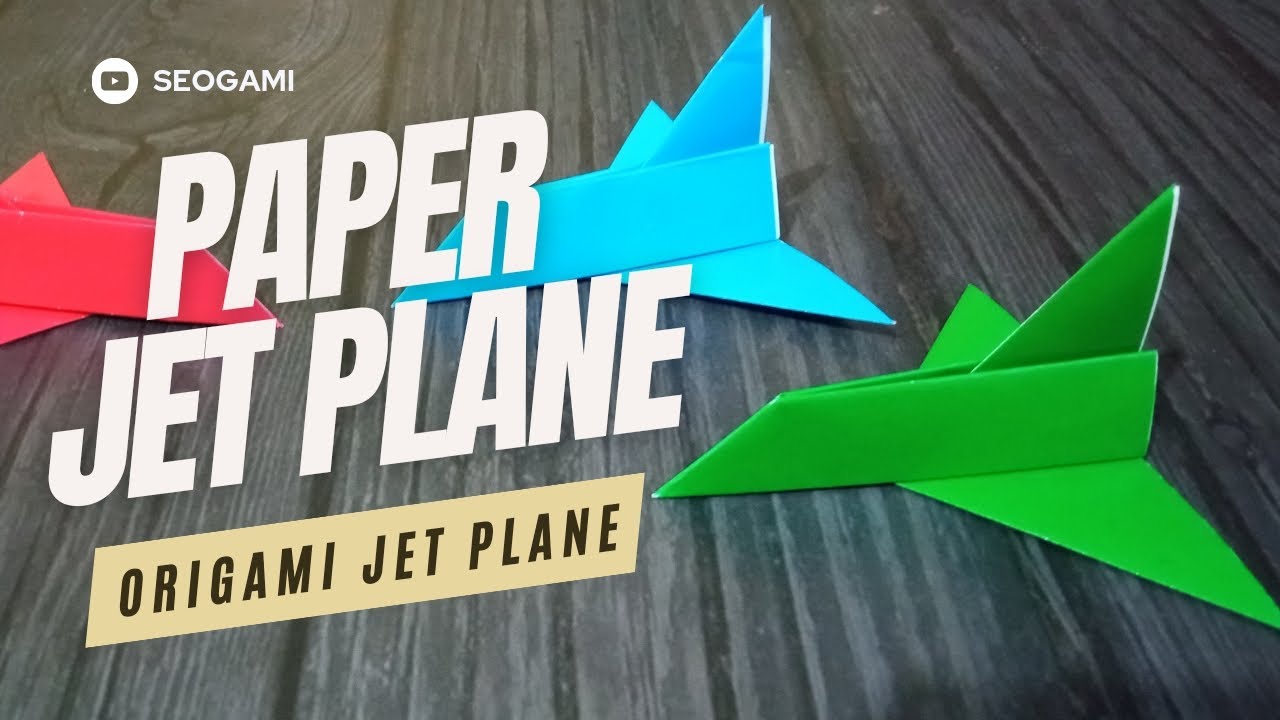 Origami Jet Plane: A Step-by-Step Tutorial for Beginners - YouTube