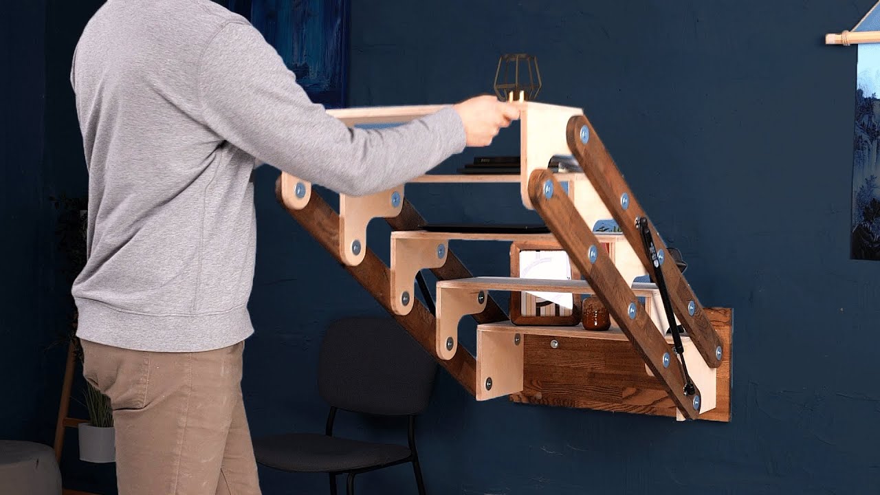 How I Turned My Tiny Space into a Functional DIY Workstation! - YouTube