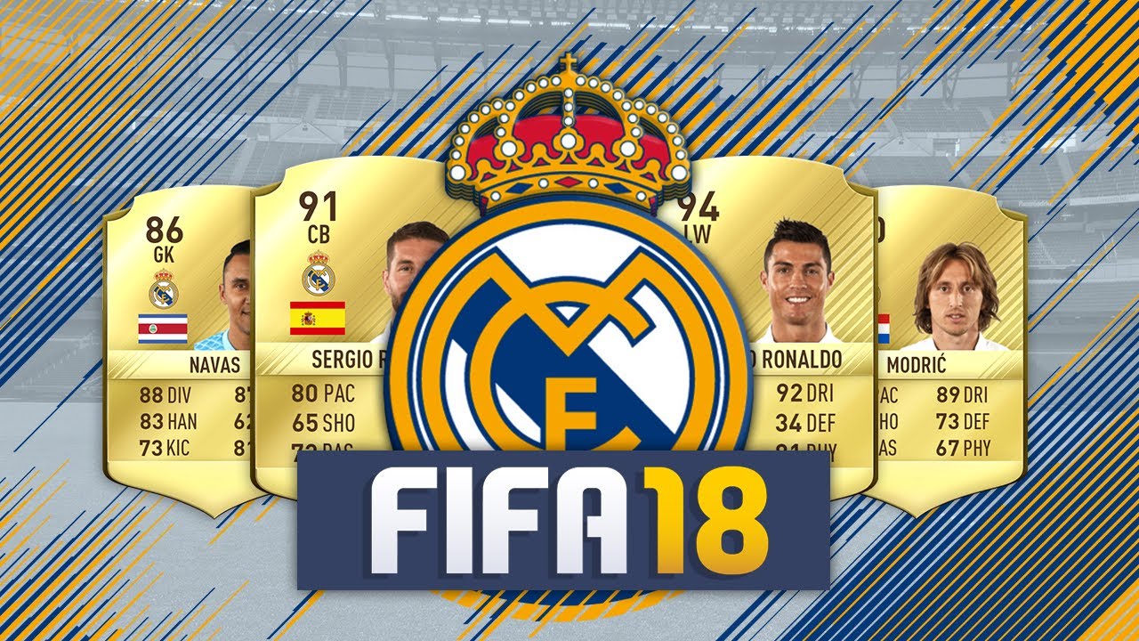 Real madrid fifa 18 - geekstaia