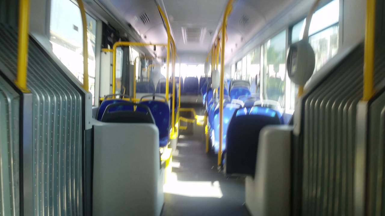 RIDE ON THE NEW MAN NG363F OF EGGED BUS COOPERATIVE ON ROUTE 85 IN BAT ...