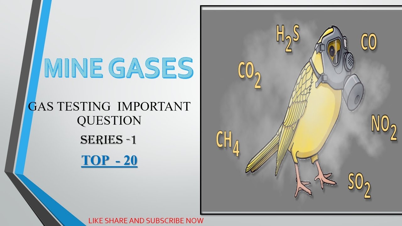 Mine Gases || Gas Testing Exam Questions|| Series 1 || Top 20 - YouTube