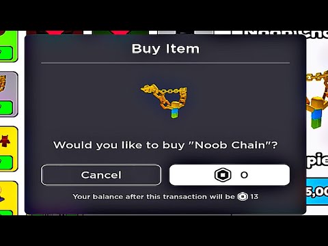 Sniping Noob Chain (free ugc limited) - YouTube