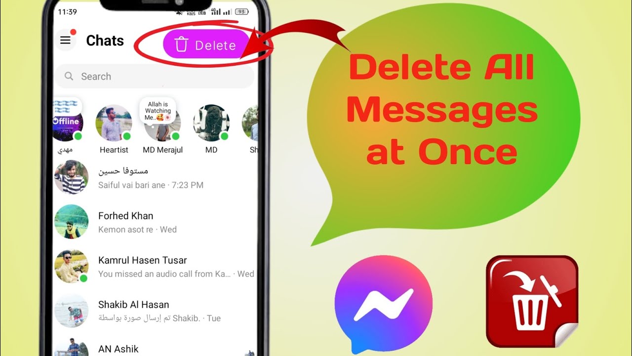How to Delete All of Your Messages on Facebook Messenger at Once 2024 ...
