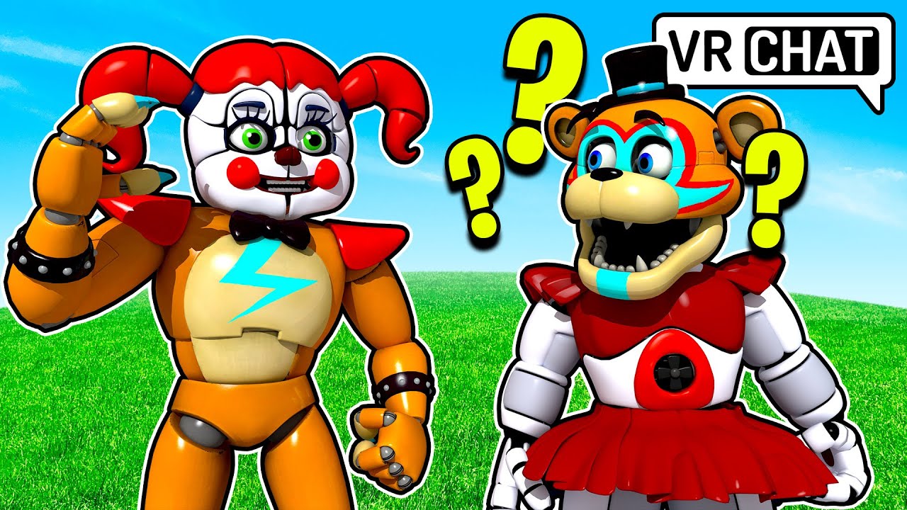 Circus Baby BODY SWAP with Glamrock Freddy in VRCHAT - YouTube