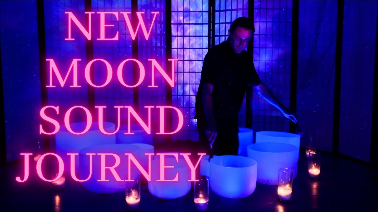 NEW MOON MANIFESTATION: Sound Bath for Creating Your Dreams | Crystal ...