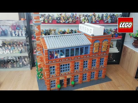 Lego The Old Mill Huge Detailed Custom MOC with Working Cinema! Full ...