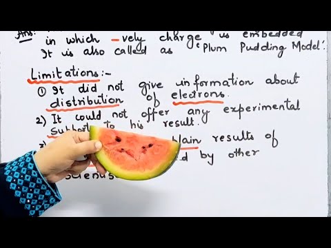 What is J.J. Thomson model of atom I Limitations of J.J. Thomson model ...