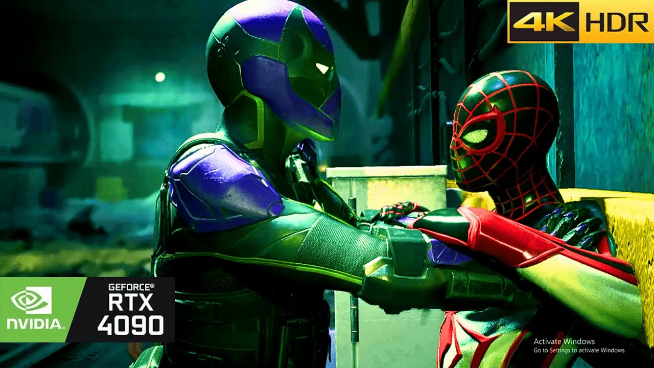 Spiderman Miles Morales: Miles Vs Prowler Epic Fight Scene | Miles Boss ...