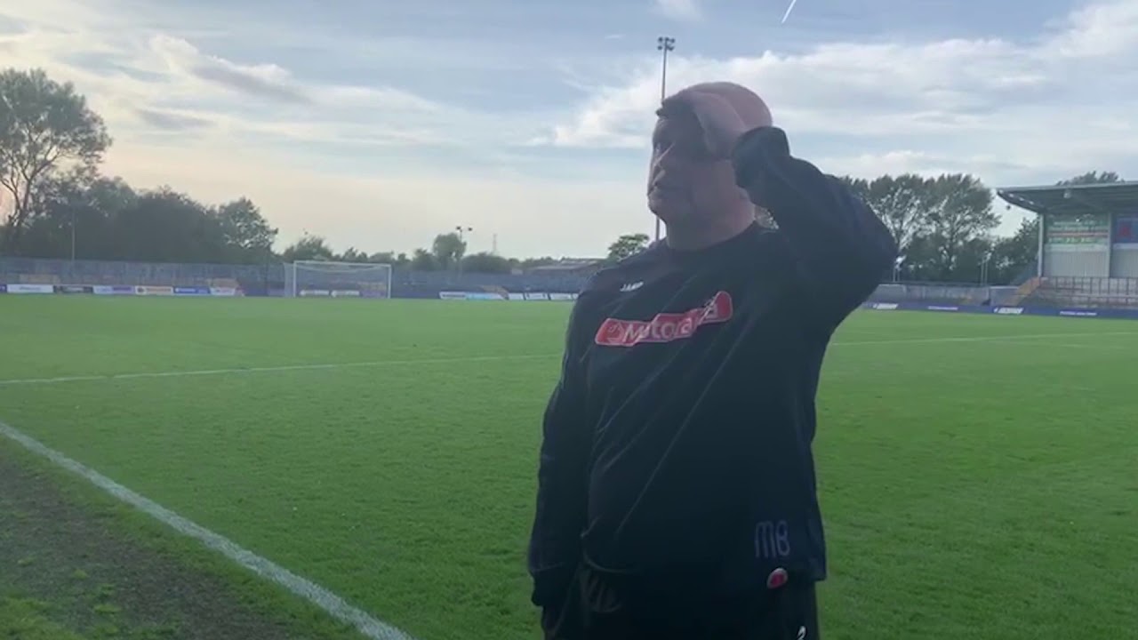 Mark Bradshaw reflects on Brackley defeat - YouTube