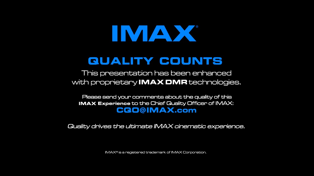 IMAX "Quality Counts" End Card for IMAX Cinemas* (2002?-2019) - YouTube