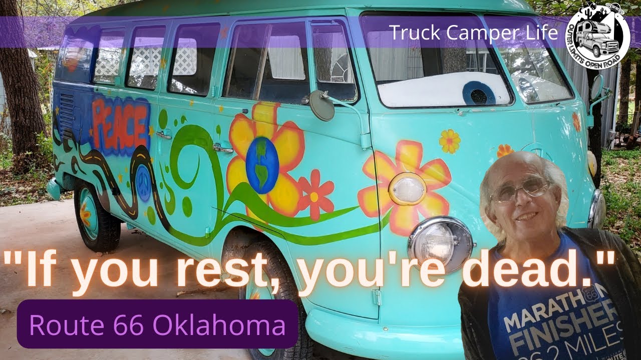 John's OK County 66 & Lawless Gas Ruins. Oklahoma Route 66.Truck Camper ...