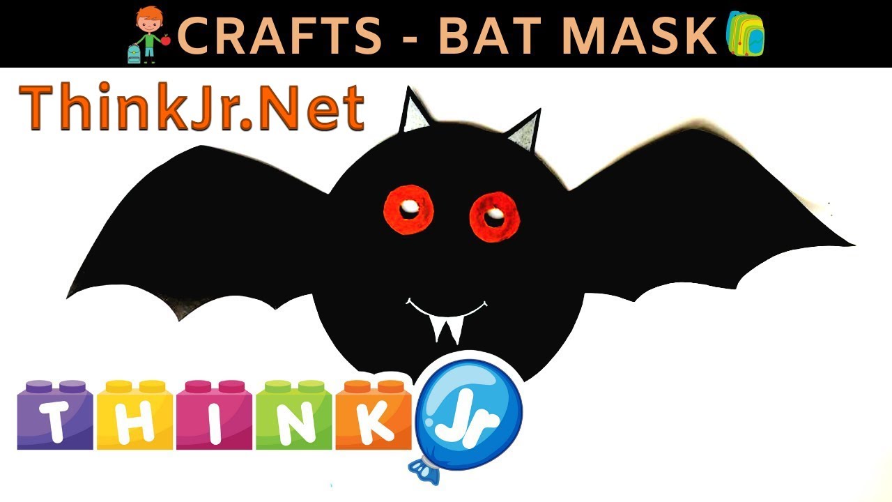 CRAFTS - How to make a Halloween Bat Mask 🎬🎁🎀 | DIY | Easy Crafts ...