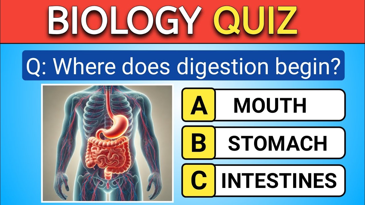 Only 1% Can Score Full Marks in This Biology Quiz! - YouTube
