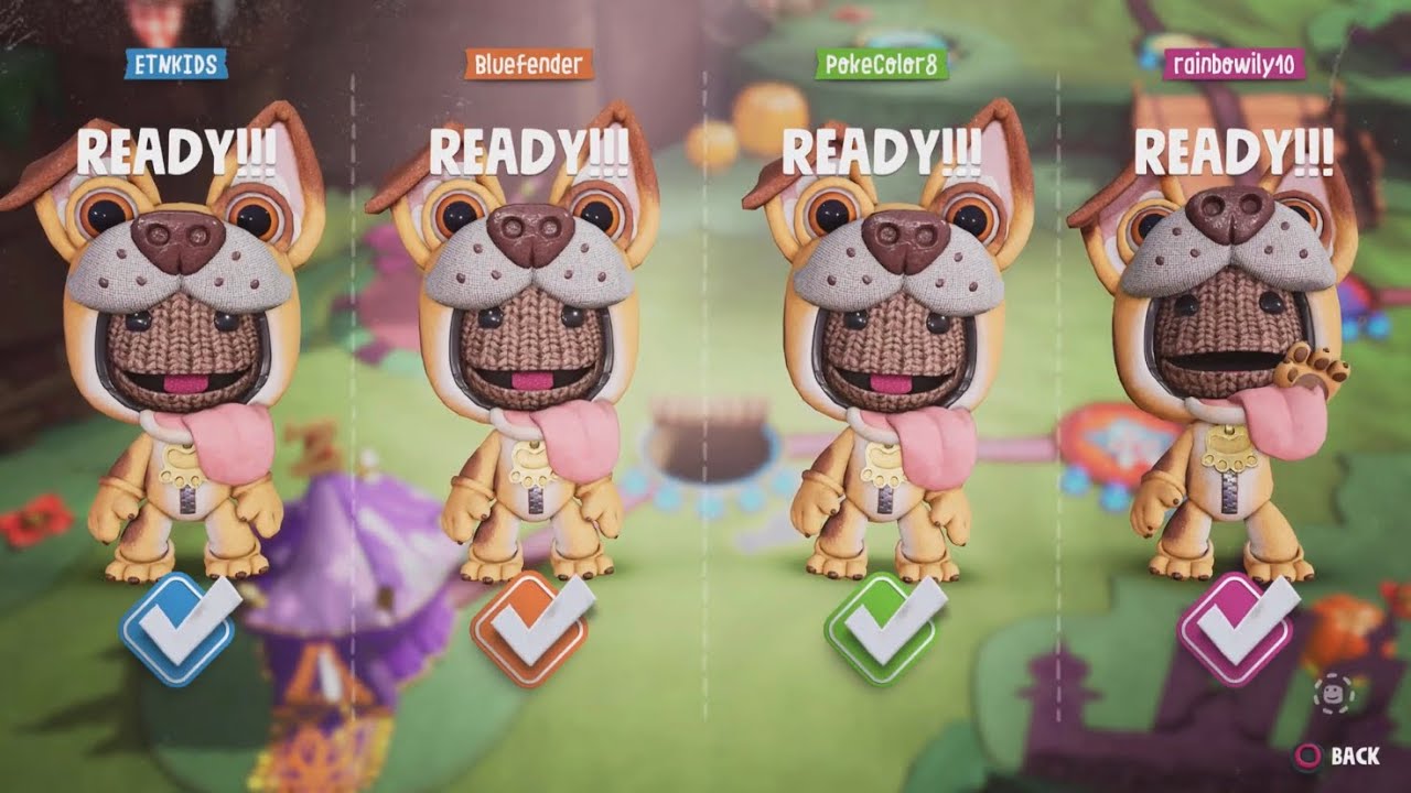 Sackboy: A Big Adventure Dog Skin PS5 Gameplay | 4-Player Co-Op 125 ...