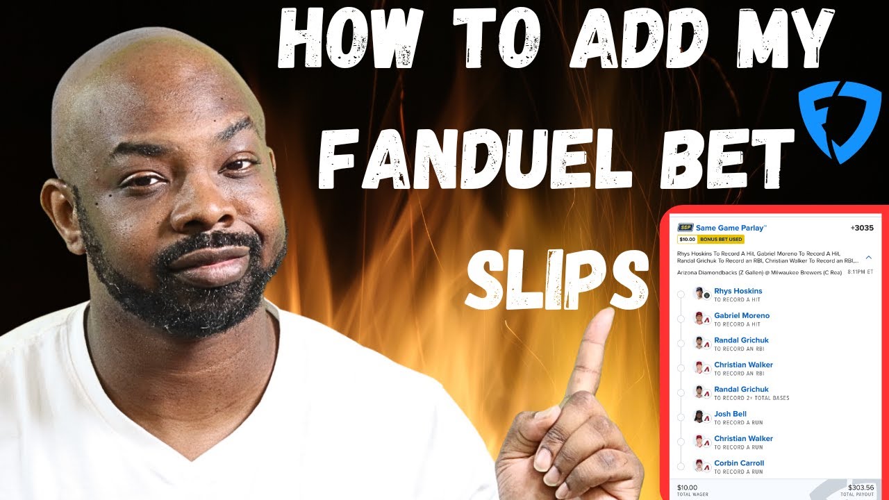 How To Place A Bet On FanDuel With Bet Slips - Step By Step - YouTube